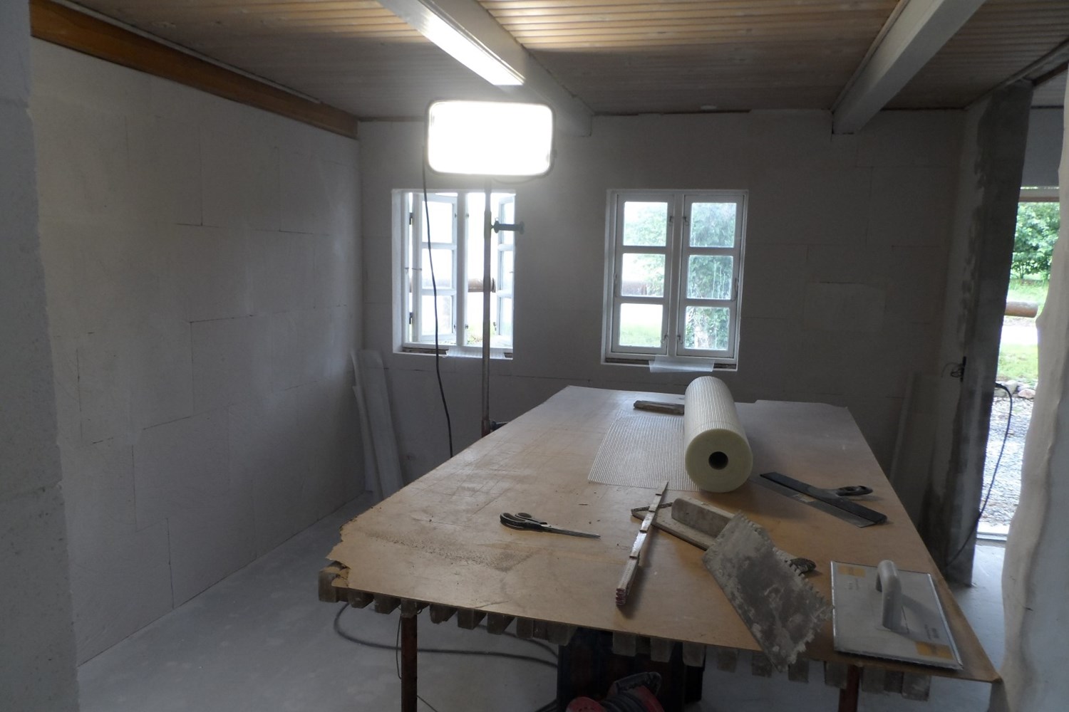 Indvendig efterisolering i diffusionsåbne Ytong Multipor isoleringsplader