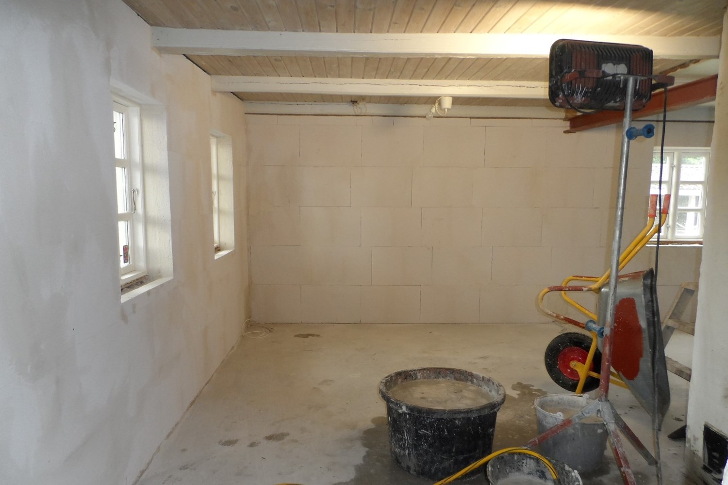 Indvendig efterisolering i diffusionsåbne Ytong Multipor isoleringsplader