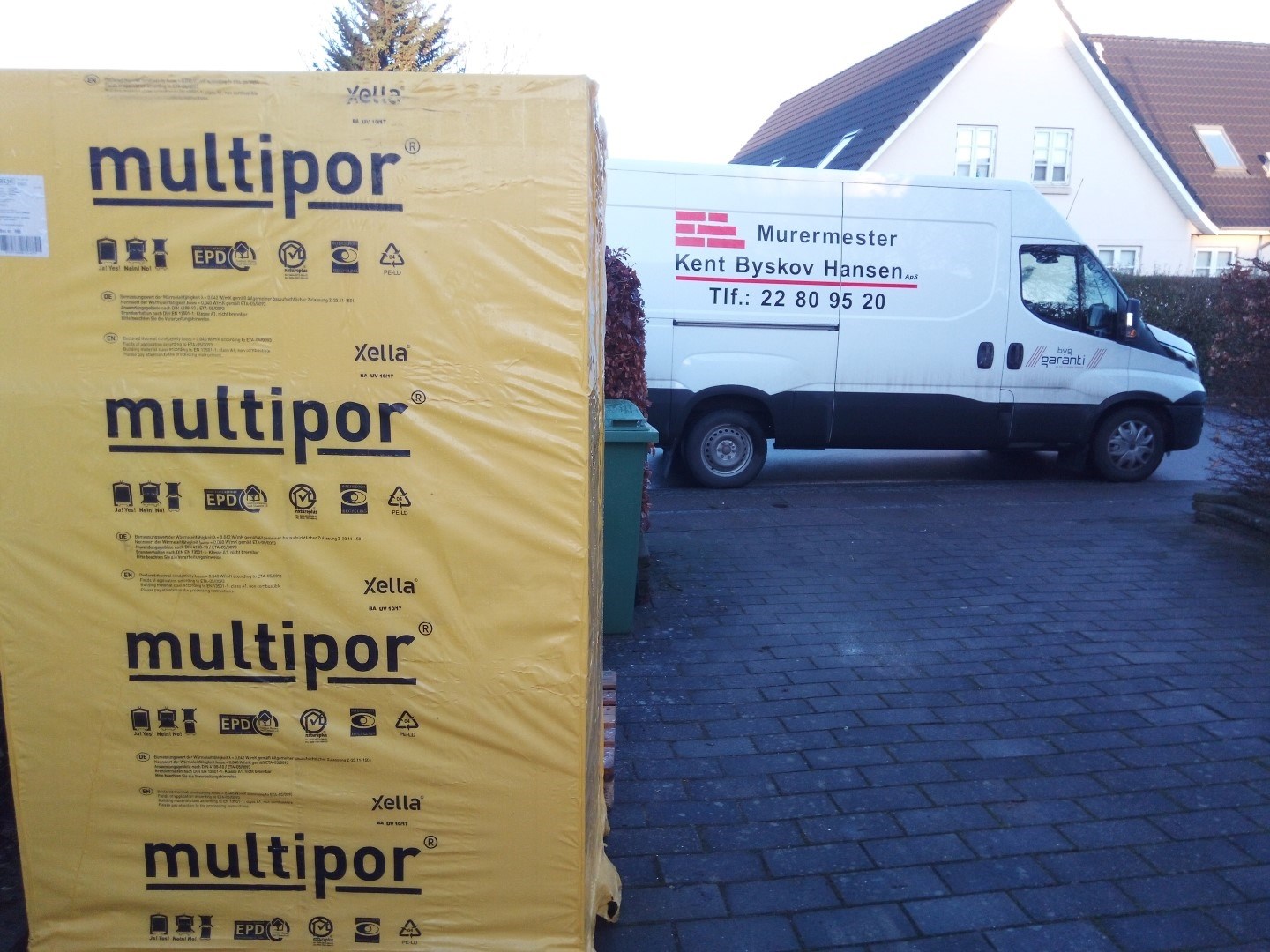 Indvendig efterisolering i diffusionsåbne Ytong Multipor isoleringsplader